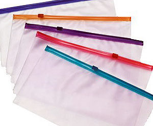 Pasta Zip Zap em PVC Cristal – Abaco